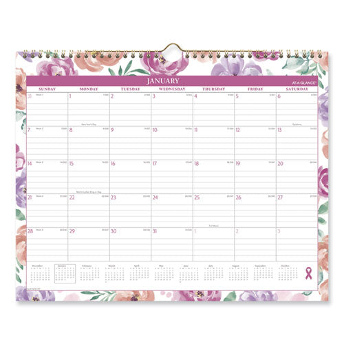 Stylish, full-bloom floral border delights with soothing shades of ...