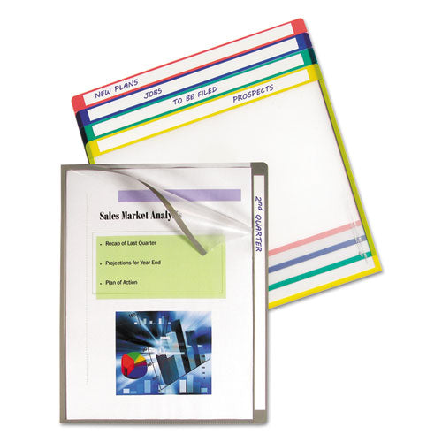 Full-length, write-on tabs help you divide, organize and color code ...