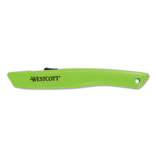 An ultra-safe cutter with an auto-retractable ceramic blade that lasts ...