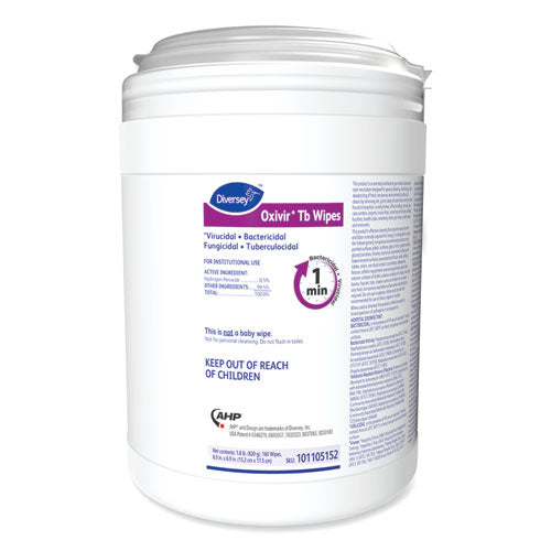 Ready-to-use disinfectant cleaner wipe based on proprietary hydrogen ...