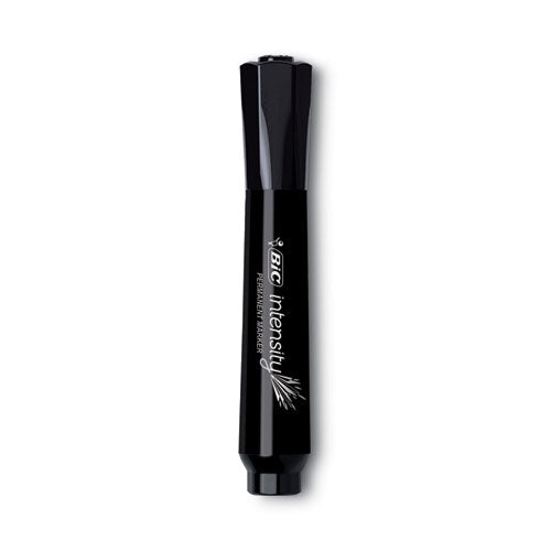Tank-style permanent marker has a unique snap cap to prevent dry out ...