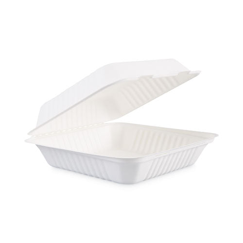Clamshell shaped, self-closing, pre-assembled, food containers. Strong ...