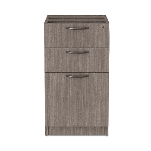 Freestanding pedestal file cabinet that attaches under worksurface ...
