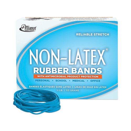 Non-latex, antimicrobial rubber bands are made from synthetic rubber ...
