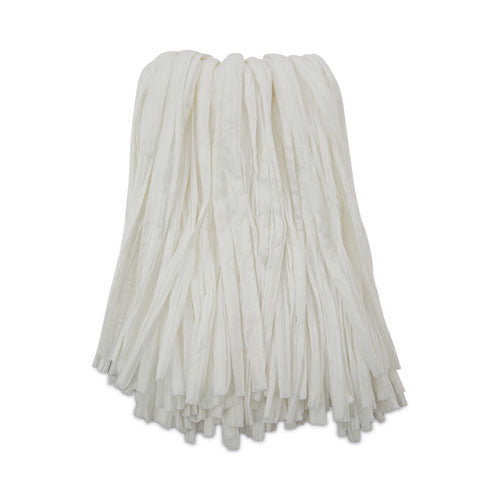 Reliable, white rayon and polyester blend fiber mop that produces less ...