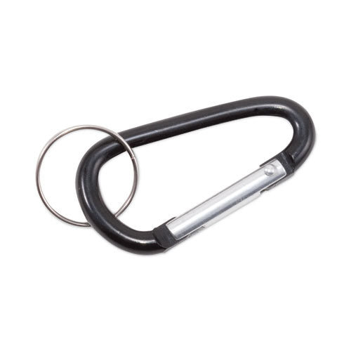 Classic D-shaped carabiner key chains made of solid aluminum. Strong ...