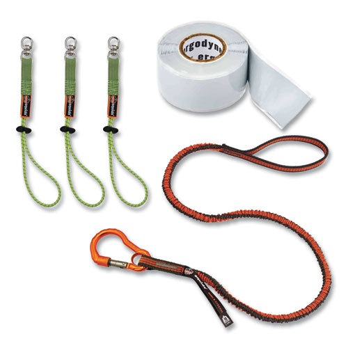 The included 3100F(x) Shock-Absorbing Tool Lanyard features an anodized ...