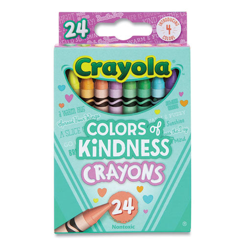 Spread the love with these Crayola Colors of Kindness crayons. Packaged ...