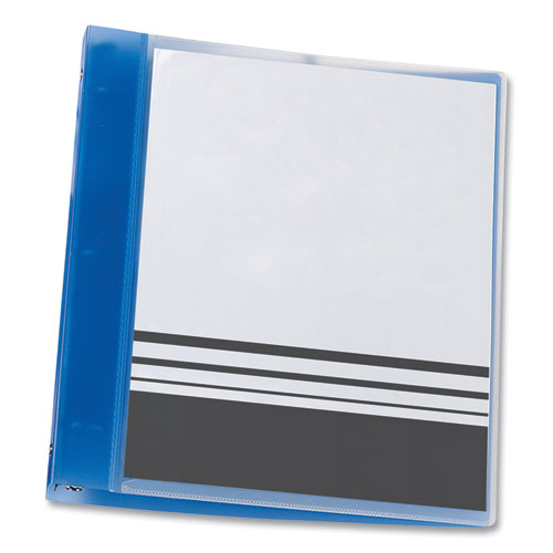 Flexible binder featuring a see-through view pocket that enables ...