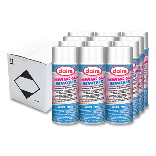 Aerosol spray gum remover tackles the messy job of removing gummy ...