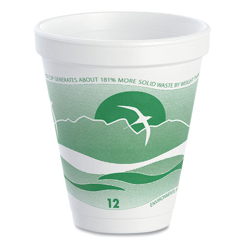 These well-insulated foam cups help maintain both hot and cold ...