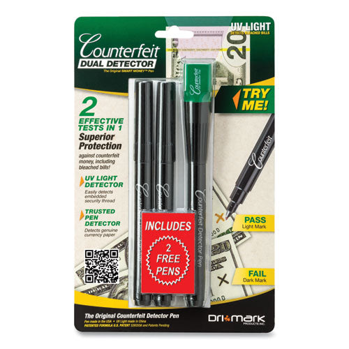 Simply make a small mark on U.S. currency. Chemically sensitive ink ...