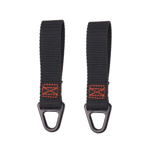 Easily threads over belts and harnesses to create a retrofit attachment ...